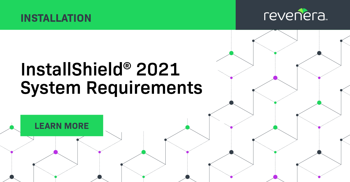 Systemanforderungen für Revenera InstallShield® 2021